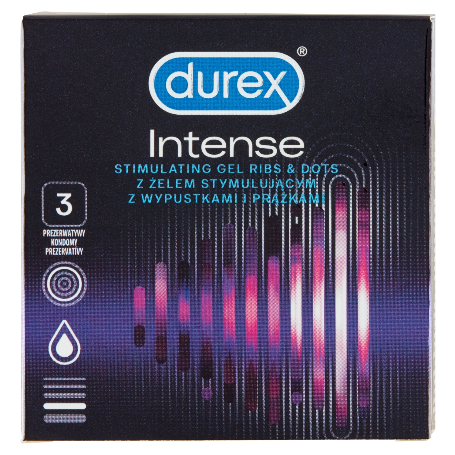 Durex Intense Prezerwatywy 3 sztuki Drogerie Natura